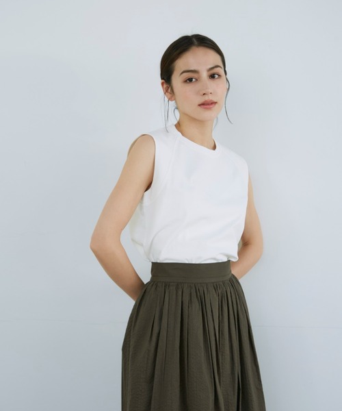 INED（イネド）の「ステッチワークタンクトップ（Tシャツ/カットソー）」 - WEAR