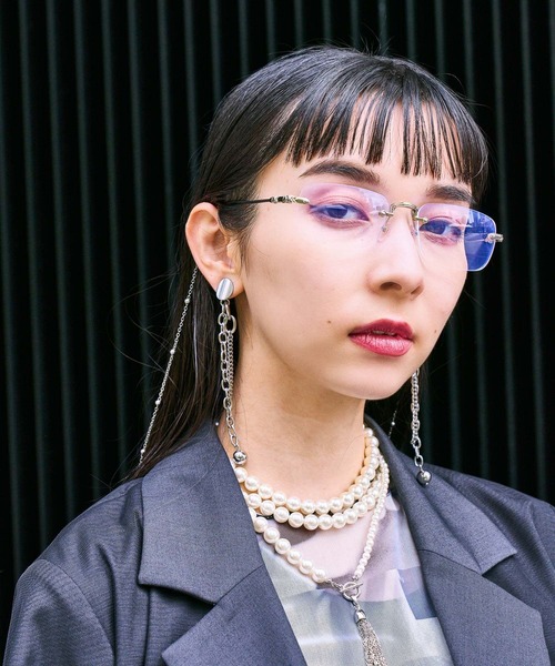 HARE（ハレ）の「アソートシルバーメガネ(HARE)（メガネ）」 - WEAR