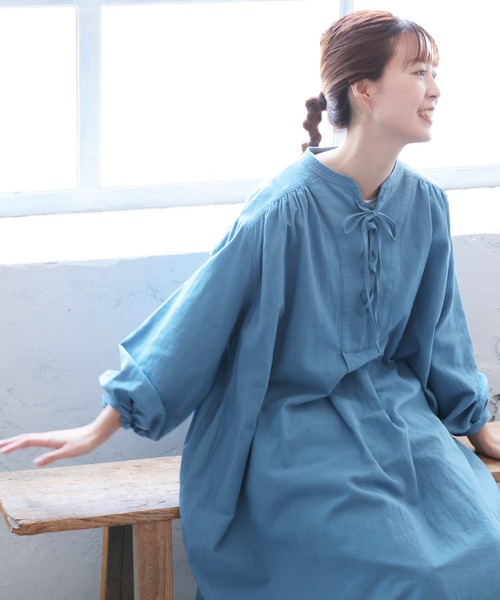 soulberry（ソウルベリー）の「たなびく編み上げワンピース（ワンピース）」 - WEAR