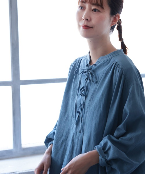 soulberry（ソウルベリー）の「たなびく編み上げワンピース（ワンピース）」 - WEAR