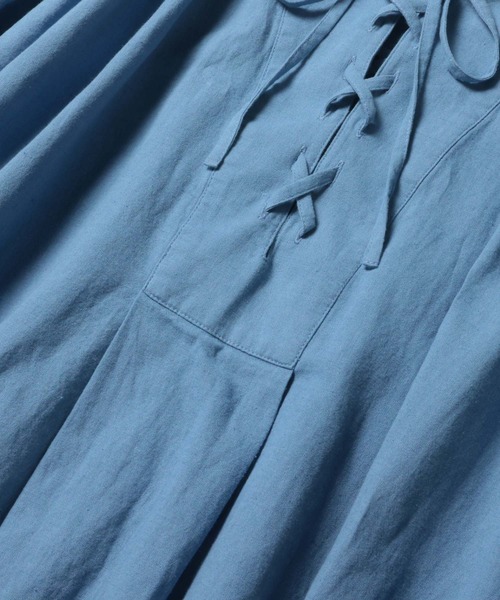 soulberry（ソウルベリー）の「たなびく編み上げワンピース（ワンピース）」 - WEAR