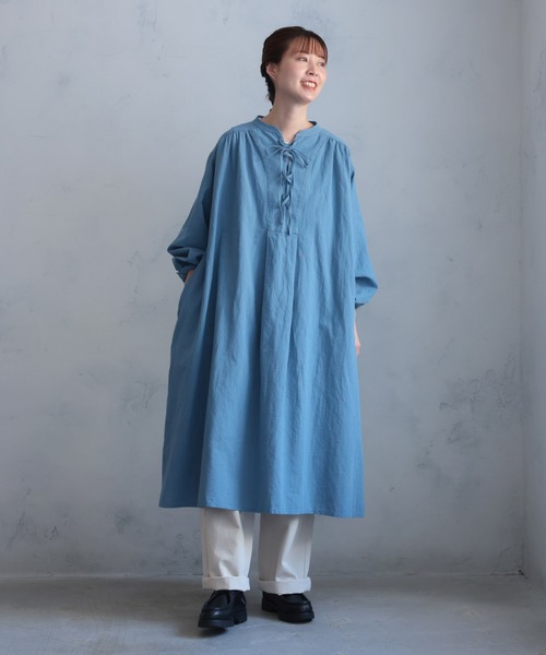 soulberry（ソウルベリー）の「たなびく編み上げワンピース（ワンピース）」 - WEAR