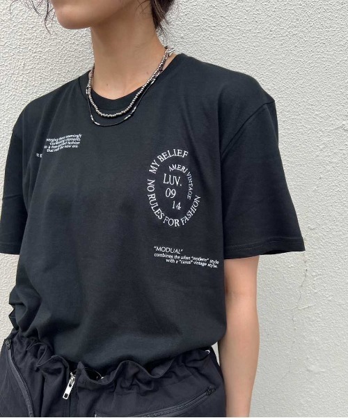 MESSAGE PRINT TEE（Tシャツ/カットソー）｜AMERI（アメリ）のファッション通販 - ZOZOTOWN