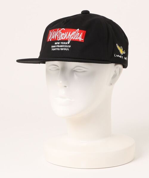 刺繍 フラット キャップ / BB CAP 【（What it isNt）ART BY MARKGONZALES / (ワットイットイズント ...