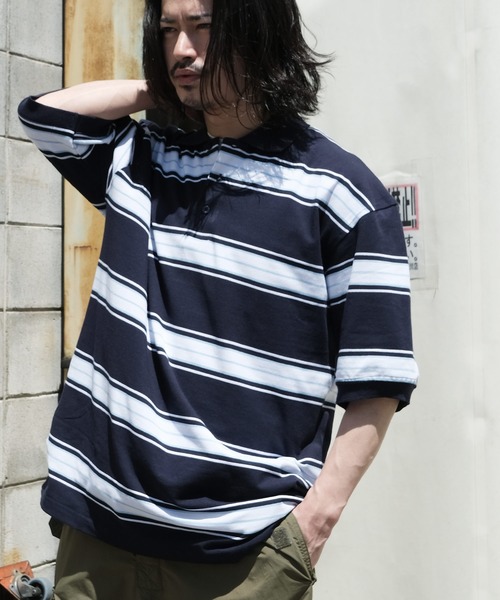 Cal Top（キャルトップ）の「Cal Top / キャルトップ STRIPE POLO SHIRTS ボーダー ポロシャツ（ポロシャツ ...