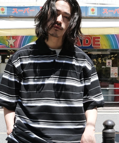Cal Top（キャルトップ）の「Cal Top / キャルトップ STRIPE POLO SHIRTS ボーダー ポロシャツ（ポロシャツ ...