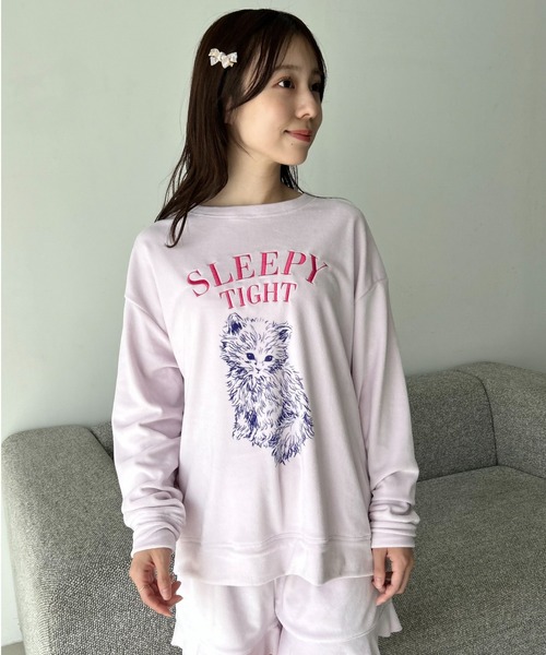 SNIDEL HOME（スナイデルホーム）の「CATモチーフトップス（ルームウェア/パジャマ）」 - WEAR