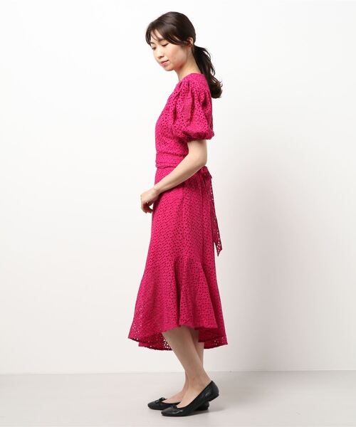 Ted Baker（テッドベーカー）の「BELLLAA レース x パフスリーブ ドレス（ワンピース）」 - WEAR