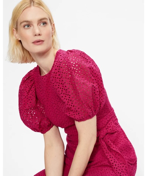 Ted Baker（テッドベーカー）の「BELLLAA レース x パフスリーブ ドレス（ワンピース）」 - WEAR
