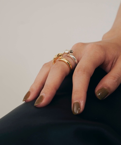 loni（ロニ）の「【金属アレルギー対応】Vine ring （デザインリング）（リング）」 - WEAR