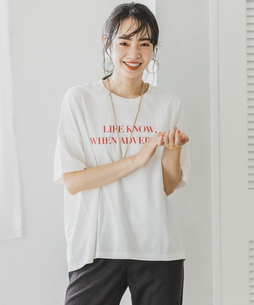 BAYFLOW（ベイフロー）の「カラーロゴワイドT（Tシャツ/カットソー）」 - WEAR