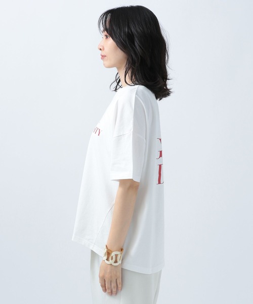 BAYFLOW（ベイフロー）の「カラーロゴワイドT（Tシャツ/カットソー）」 - WEAR