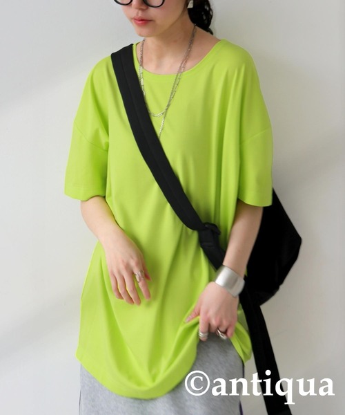 antiqua（アンティカ）の「とろみTシャツ（Tシャツ/カットソー）」 - WEAR