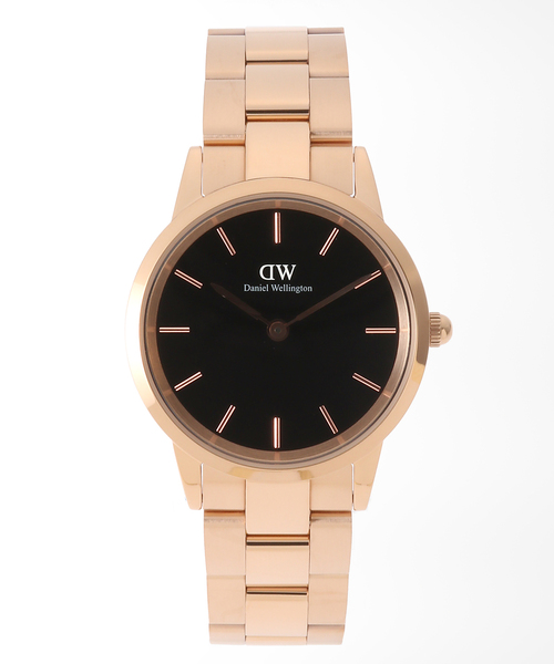 Daniel Wellington（ダニエルウェリントン）の「DW00100212 ICONIC LINK 32RG Black（アナログ腕 ...