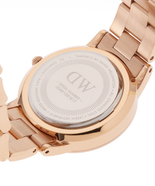 Daniel Wellington（ダニエルウェリントン）の「DW00100212 ICONIC LINK 32RG Black（アナログ腕 ...