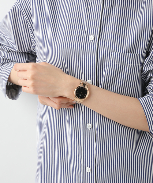 Daniel Wellington（ダニエルウェリントン）の「DW00100212 ICONIC LINK 32RG Black（アナログ腕 ...