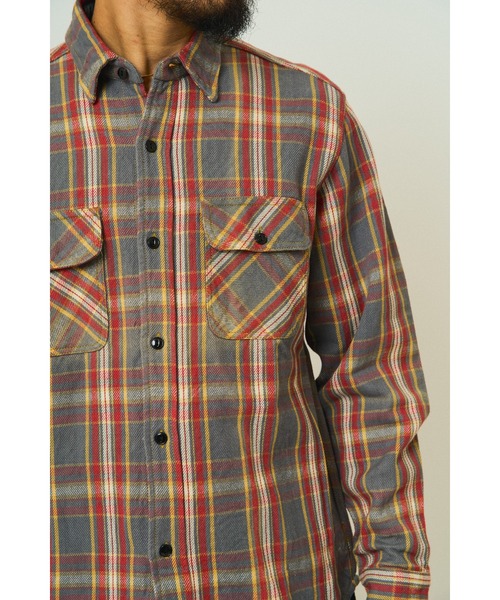 BIG MIKE ビックマイク / 25秋冬新作 長袖 チェック ヘビーフランネル