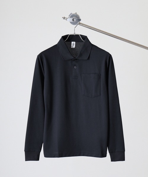 BEES BEAM（ビーズビーム）の「BEES BEAM 長袖ｱｸﾃｨﾌﾞﾎﾟﾛｼｬﾂ(ﾎﾟｹｯﾄ付) 4.3オンス（ポロシャツ）」 - WEAR