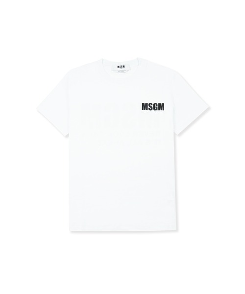 MSGM（エムエスジーエム）の「【New Basic】NEVER LOOK BACK ステートメントロゴTシャツ（Tシャツ/カットソー）」 - WEAR