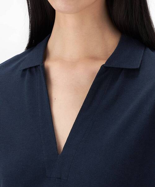 セール】リヨセルオープンネックミディワンピース（ワンピース