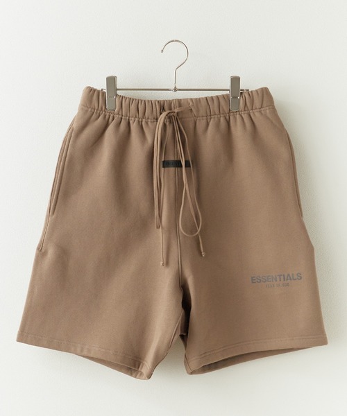 【セール】FOG ESSENTIALS/エッセンシャルズ RUBBER TAG SWEAT SHORTS スウェットショートパンツ モード ...