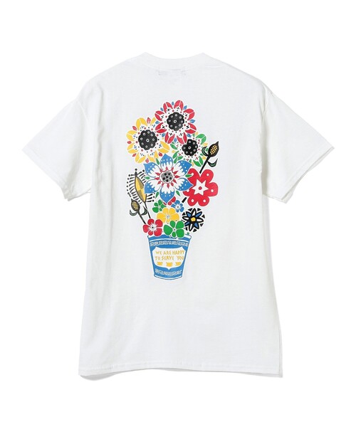 BEAMS T（ビームスティー）の「PUTS × BEAMS T / FLOWER T-SHIRT by Winiche & Co.（Tシャツ/カットソー）」 - WEAR