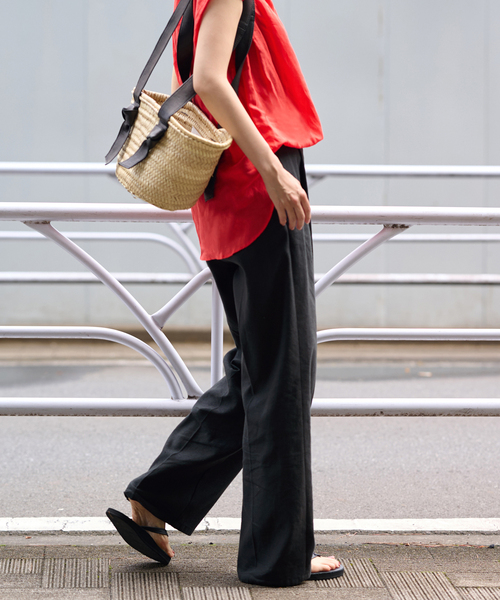 FRAMeWORK（フレームワーク）の「≪追加≫リネンMIXストレートパンツ2（その他パンツ）」 - WEAR