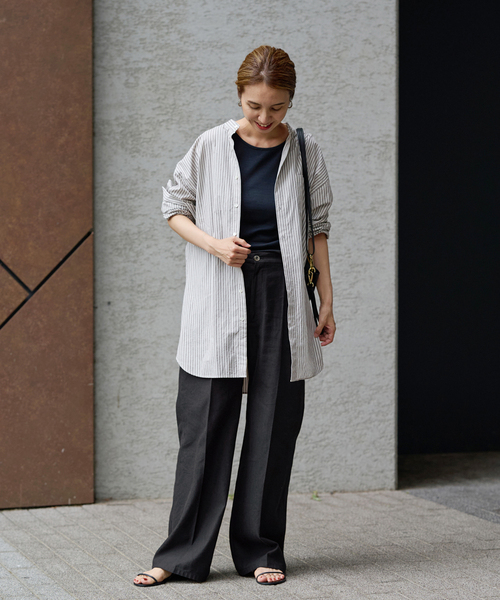 FRAMeWORK（フレームワーク）の「≪追加≫リネンMIXストレートパンツ2（その他パンツ）」 - WEAR