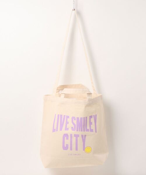 RiNc（リンク）の「【 LIVE SMILEY / ライブスマイリー 】 LIVE SMILEY SHOULDER 2WAY TOTE ...
