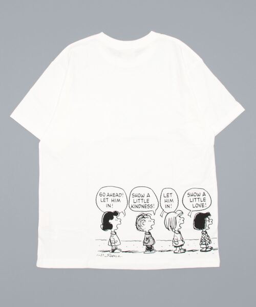 Lee（リー）の「PEANUTS BACK PRINT TEE CHARLIE BROWN（Tシャツ/カットソー）」 - WEAR