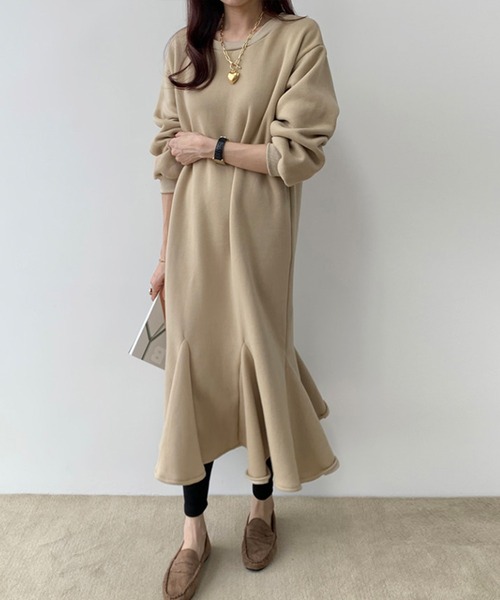 ELCY（エルシー）の「【ELCY】無地マーメイドロングワンピース（ワンピース）」 - WEAR