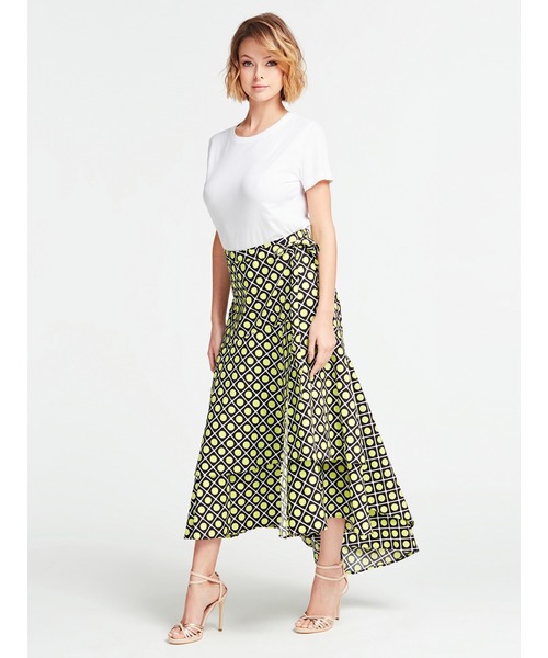 Guess（ゲス）の「Mavis Back Logo Round-Neck Tee（Tシャツ/カットソー）」 - WEAR