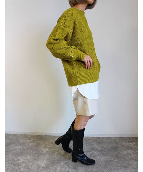 MLI'A（エムリア）の「2WAY透かし柄カーディガン（カーディガン/ボレロ）」 - WEAR