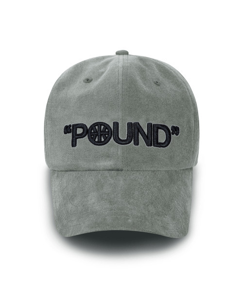 POUND Bold Logo 6-Panel Cap_Grey（キャップ）｜GRAM OUNCE POUND（グラムオンスポンド）の ...