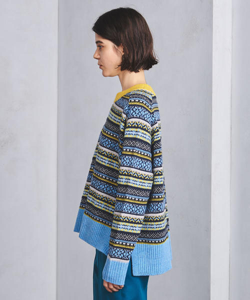 UNITED ARROWS（ユナイテッドアローズ）の「UGSC/BS ノルディック柄 ニット（ニット/セーター）」 - WEAR