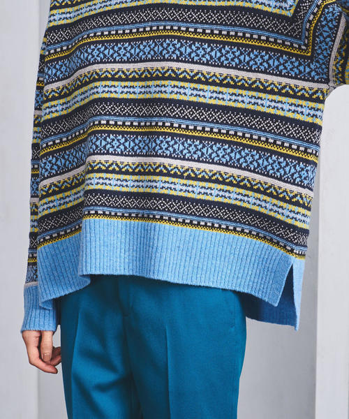 UNITED ARROWS（ユナイテッドアローズ）の「UGSC/BS ノルディック柄 ニット（ニット/セーター）」 - WEAR