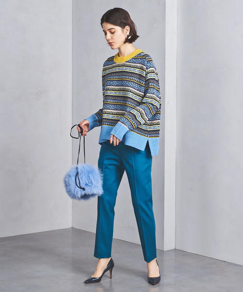 UNITED ARROWS（ユナイテッドアローズ）の「UGSC/BS ノルディック柄 ニット（ニット/セーター）」 - WEAR