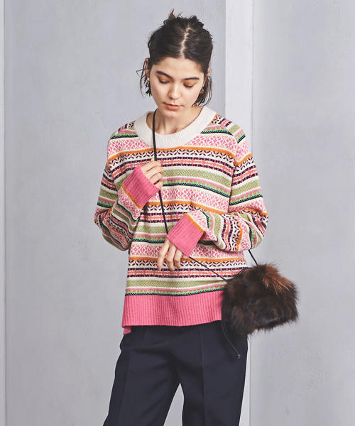 UNITED ARROWS（ユナイテッドアローズ）の「UGSC/BS ノルディック柄 ニット（ニット/セーター）」 - WEAR