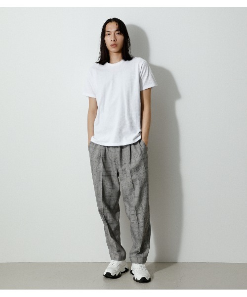 AZUL BY MOUSSY（アズールバイマウジー）の「POPCORN JACQUARD C/N TEE/ポップコーンジャガードクルーネックT ...