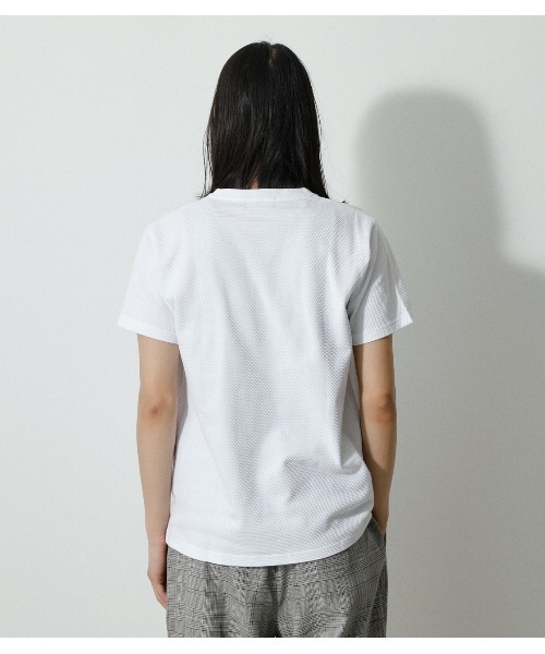 AZUL BY MOUSSY（アズールバイマウジー）の「POPCORN JACQUARD C/N TEE/ポップコーンジャガードクルーネックT ...