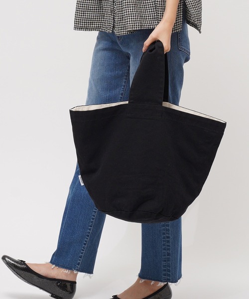 salle de bal（サルデバル）の「・ pouto / ポウト キャンバス バケット バッグ ミディアム DLW PO 002 BAG ...