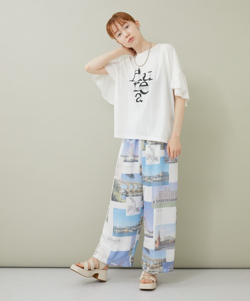 Titilate Valet（ティティレートヴァレット）の「TE VALT 風景プリントパンツ（その他パンツ）」 - WEAR
