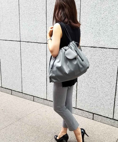 LS Scene（エルエスシーン）の「【LS Scene/エルエスシーン】 ショルダーバッグ ナイロンギャザー（ショルダーバッグ）」 - WEAR