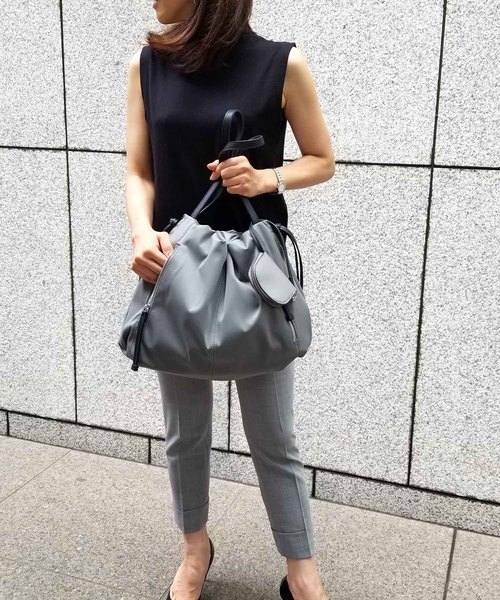 LS Scene（エルエスシーン）の「【LS Scene/エルエスシーン】 ショルダーバッグ ナイロンギャザー（ショルダーバッグ）」 - WEAR