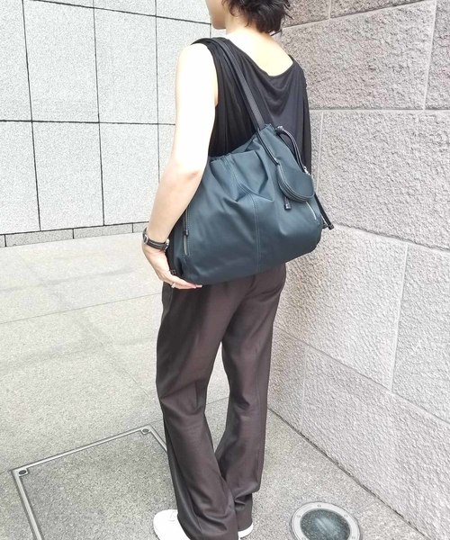 LS Scene（エルエスシーン）の「【LS Scene/エルエスシーン】 ショルダーバッグ ナイロンギャザー（ショルダーバッグ）」 - WEAR