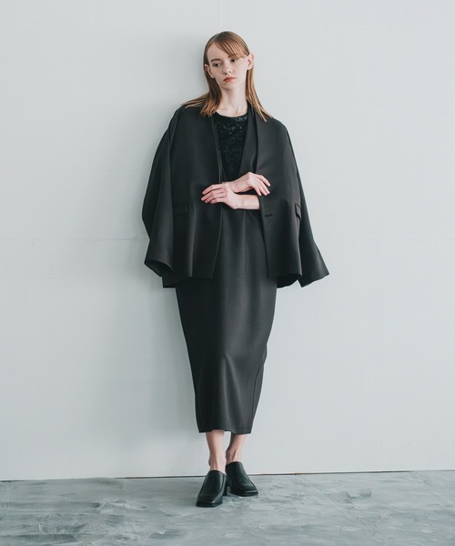 WHYTO.（ホワイト）の「「WHYTO. / ホワイト」シックツイードコクーンワンピース（ワンピース）」 - WEAR