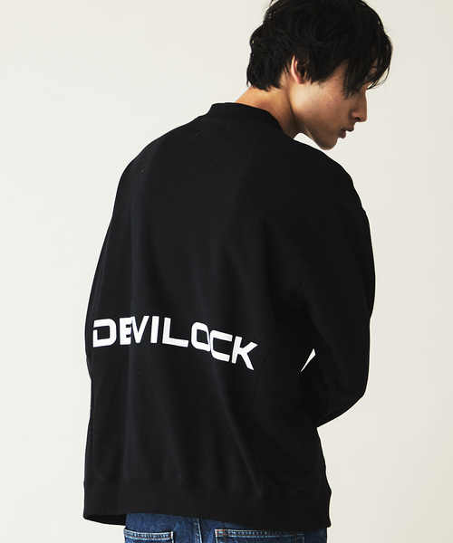 DEVILOCK（デビロック）の「【DEVILOCK】《別注》ビッグシルエット ロゴ バックプリント スウェット トレーナー（スウェット）」 - WEAR