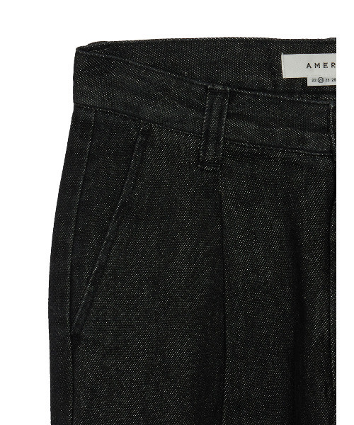 Ameri（アメリ）の「TUCK SHOULDER DENIM SET UP（つなぎ/オールインワン）」 - WEAR