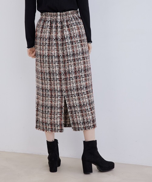 Jayro（ジャイロ）の「MIXツイードタイトスカート（スカート）」 - WEAR