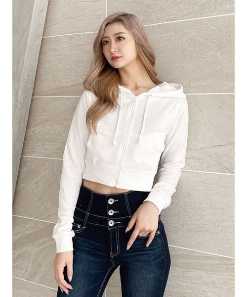 GYDA（ジェイダ）の「BASICショートパーカー（パーカー）」 - WEAR